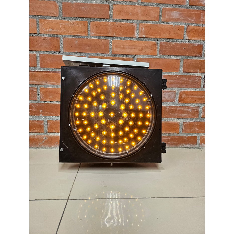 Solar Flashing Amber Light 300mm | Shopee Malaysia