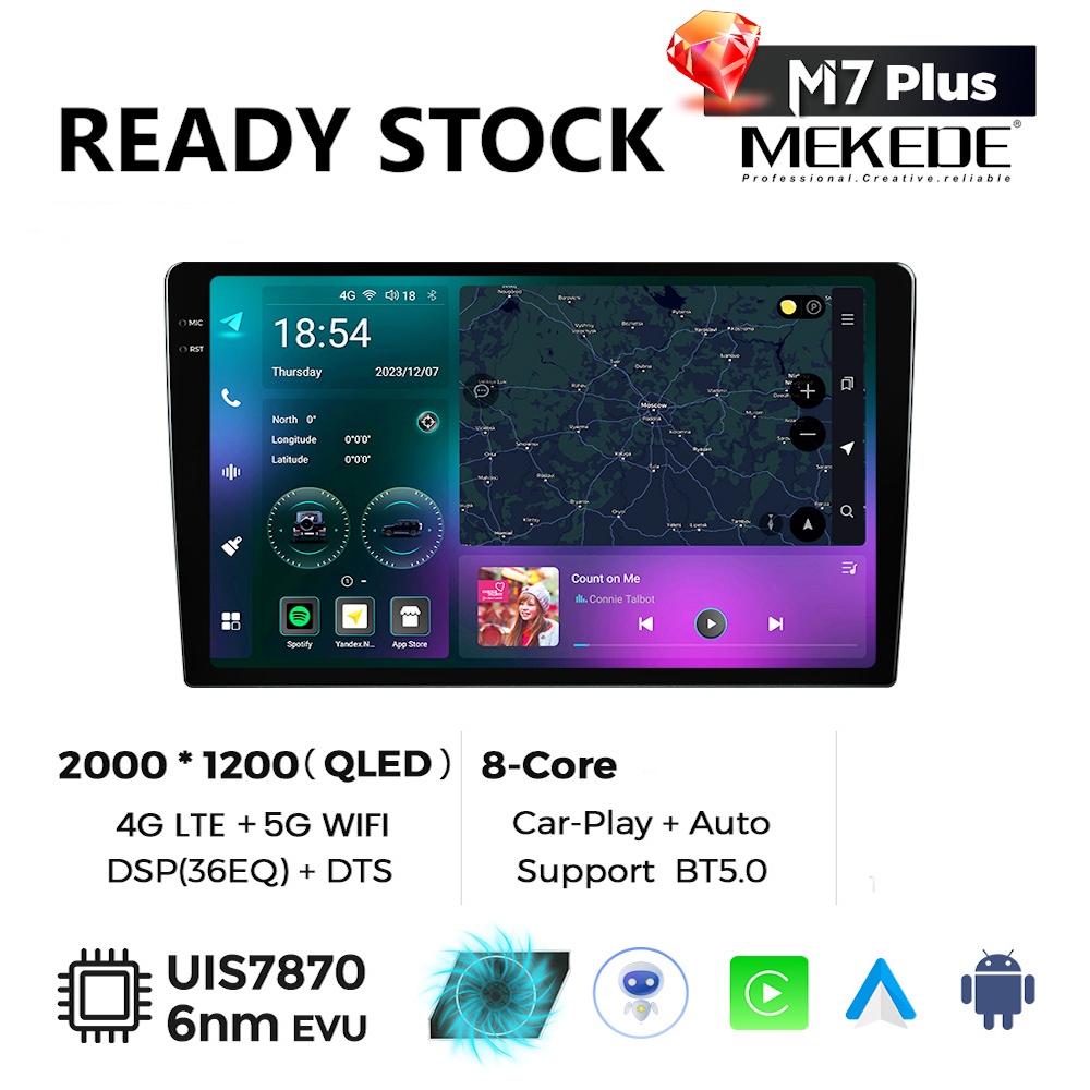 MEKEDE M7 Plus Android Player 7870 8GB RAM + 256GB 2K QLED 360 | Shopee Malaysia
