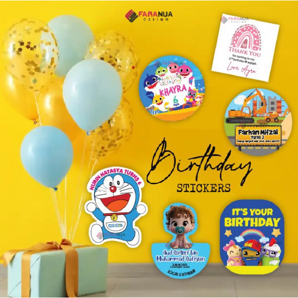 STICKER HARI JADI HAPPY BIRTHDAY STICKER GOODIES STIKER BIRTHDAY ...