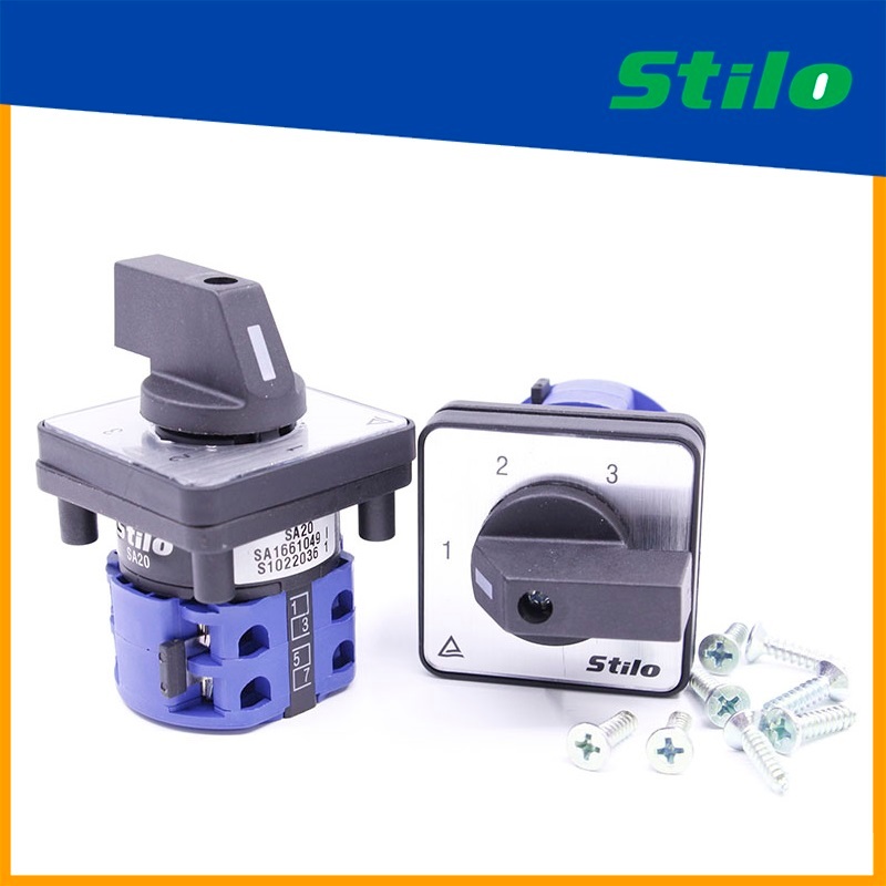 STILO 1.2.3 16A 1 POLE Selector Switch STILO ROTARY CAM SWITCH STL ...