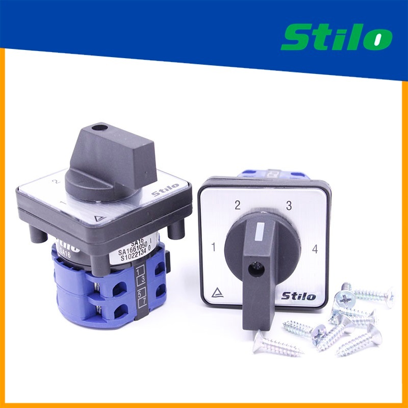 STILO 1.2.3.4 16A 1 POLE Selector Switch STILO ROTARY CAM SWITCH STL ...