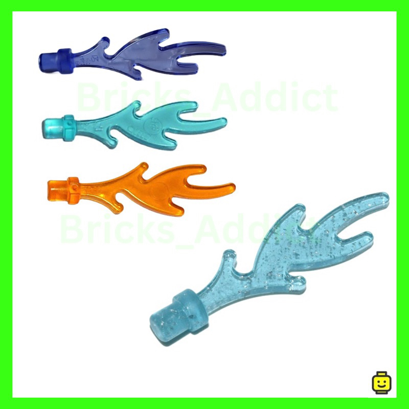 LEGO PARTS (NEW) (GENUINE) 6126b 6126 Wave Rounded Straight with Bar ...