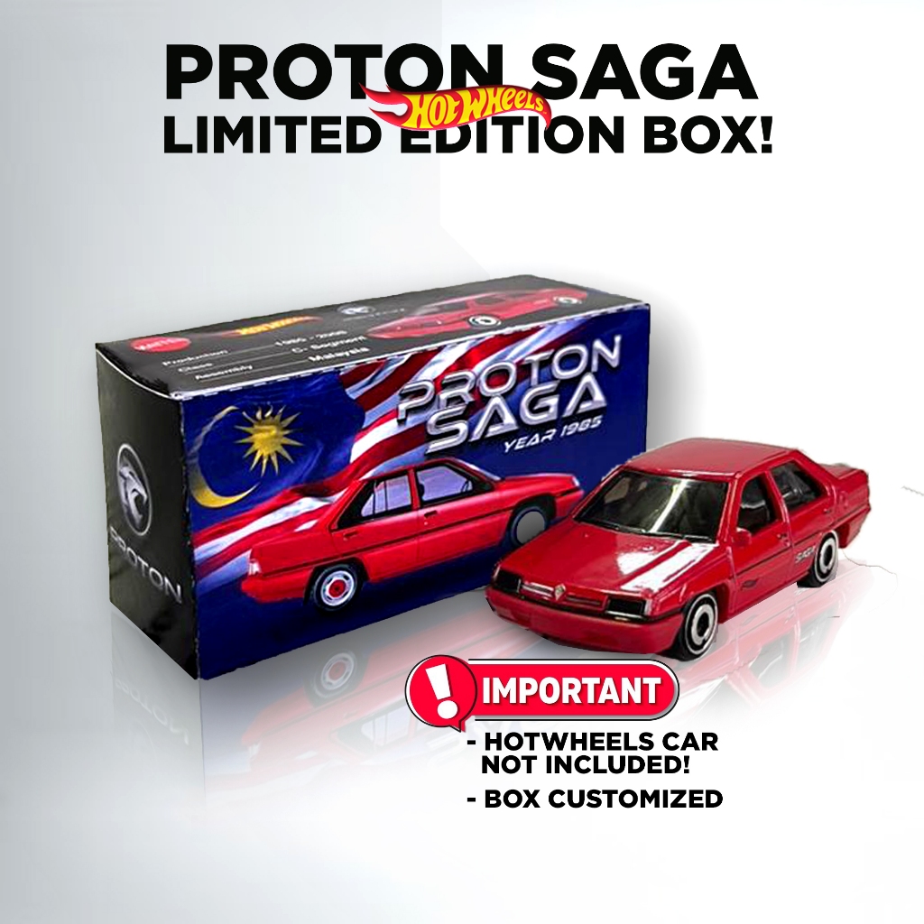 Frame Hotwheel Proton Saga 1985 Poster With Frame | Shopee Malaysia