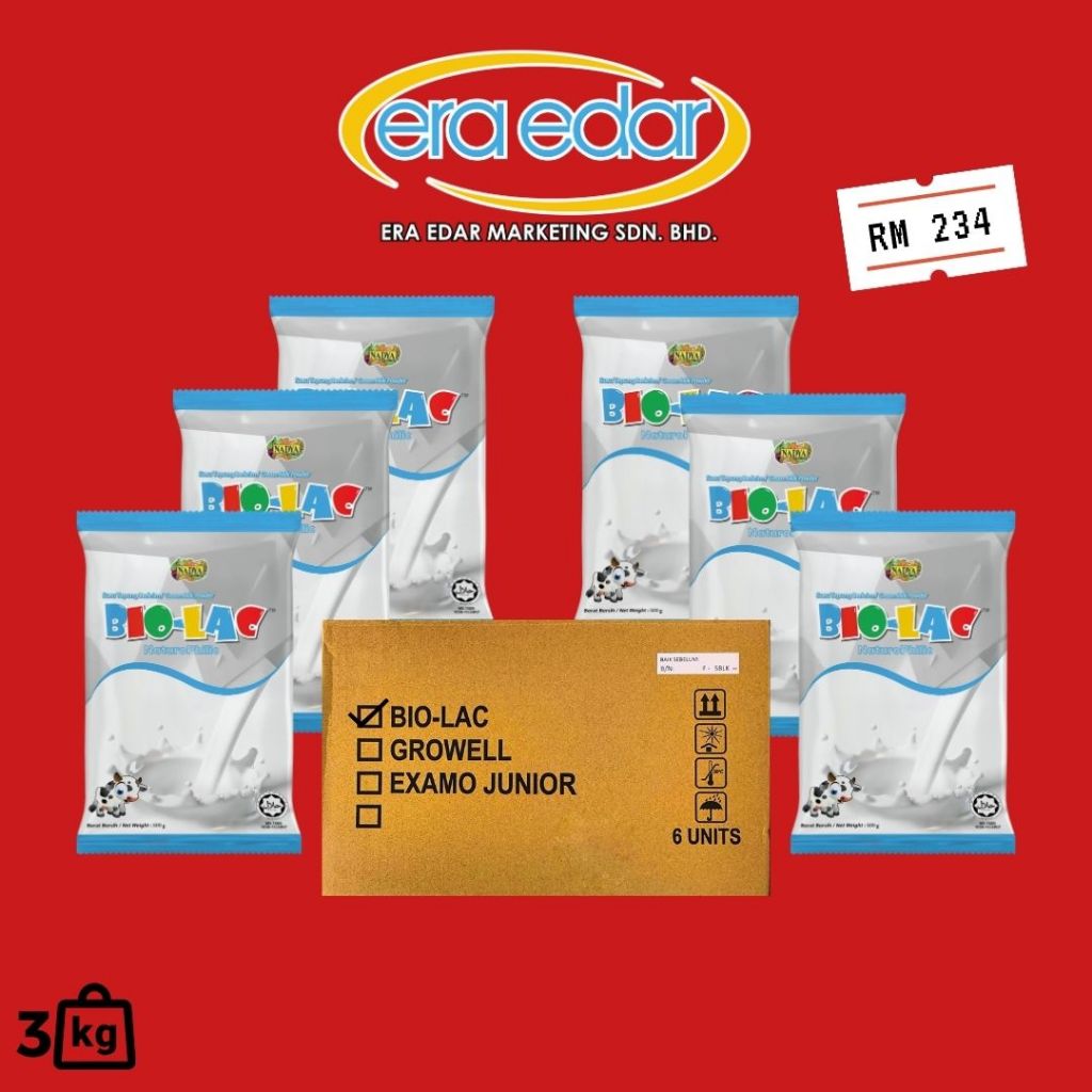 Susu Bayi Cute BIOLAC NATUROPHILIC Full Cream Dairy Formula Milk Weight ...