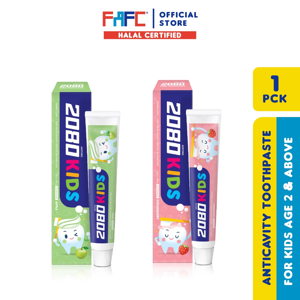 2080 Dental Clinic Kids Toothpaste Assorted Flavor (80g/1 Pc) | Shopee ...
