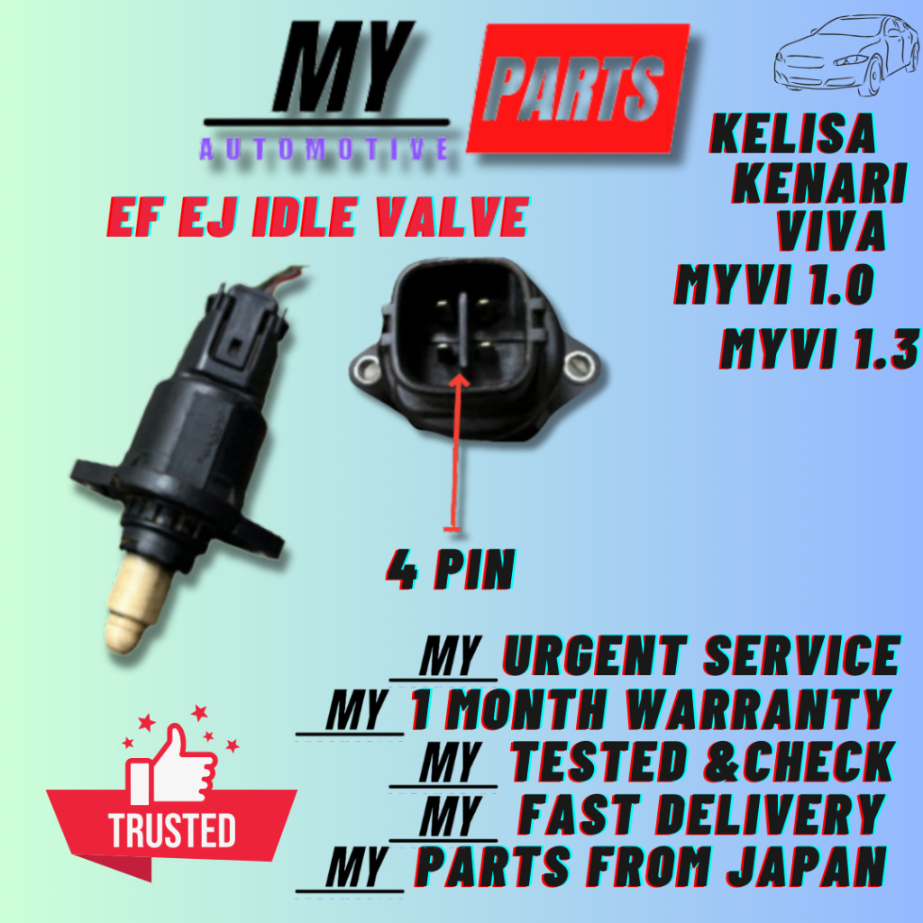 Perodua Viva / Myvi 1.0 1.3 IDLE AIR VALVE CONTROL 4PIN | Shopee Malaysia
