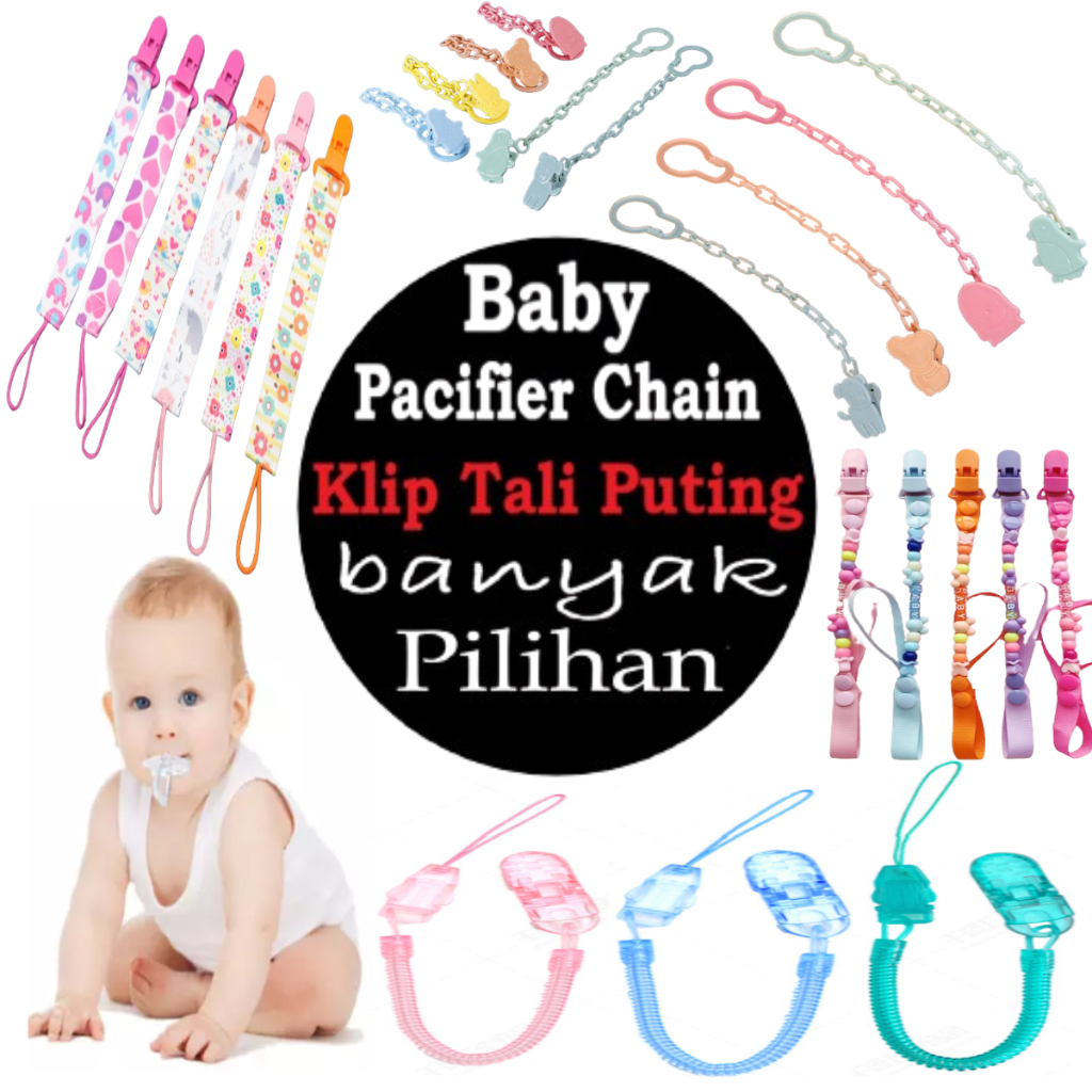 Tali Puting Baby Pacifier Clip Pacifier Chain Rantai Puting Tali Puting ...