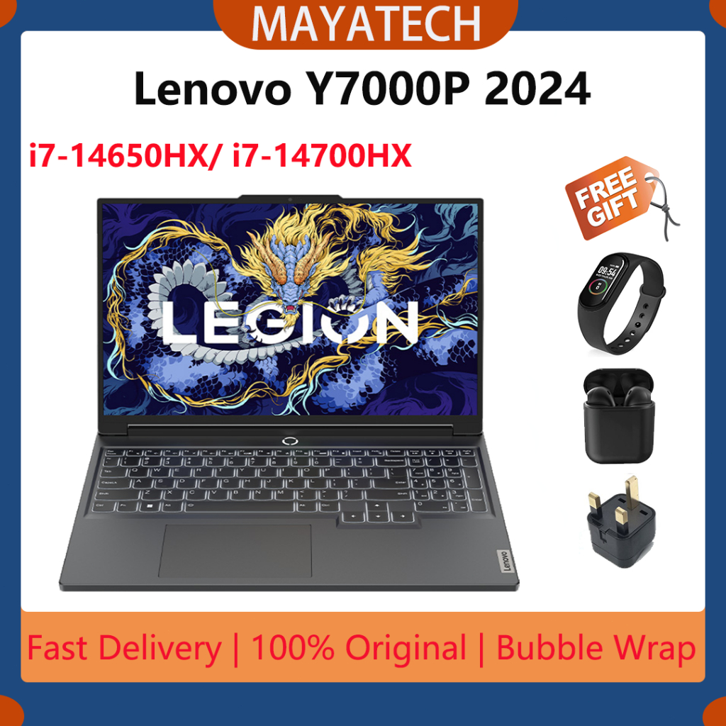 2024 New Lenovo Legion Y7000P 2024 Gaming Laptop i7-14650HX/ i7-14700HX RTX 4060 16" 165Hz HD ...
