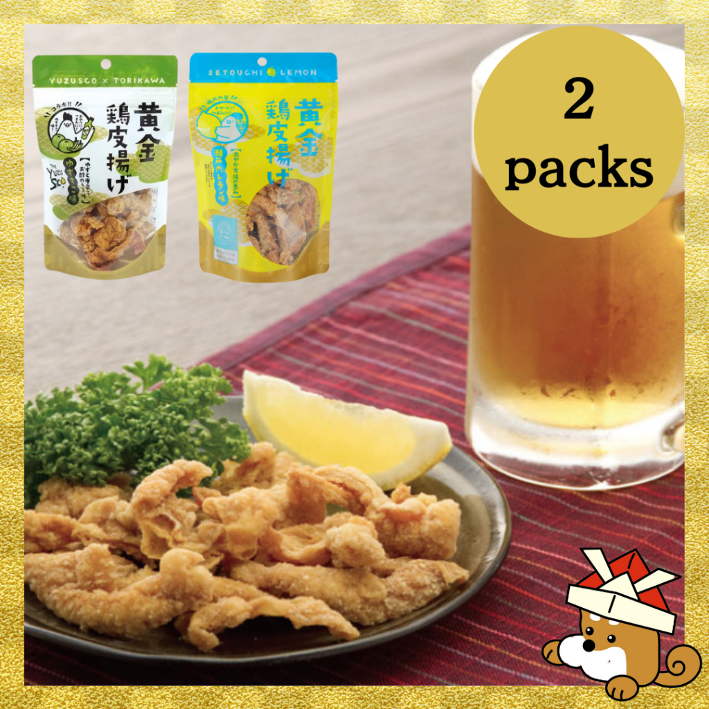 Golden Fried Chicken Skin Yuzu Kosho 45g / Setouchi Lemon 50g 【Direct ...