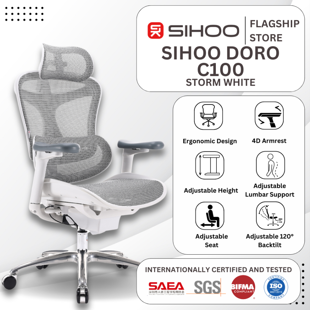 Sihoo Doro C100 Ergonomic Chair Office Home Chair Manager Chair ...