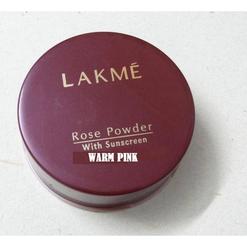 LAKME PROMO ROSE POWDER 40G WARM PINK FROM INDIA | Shopee Malaysia