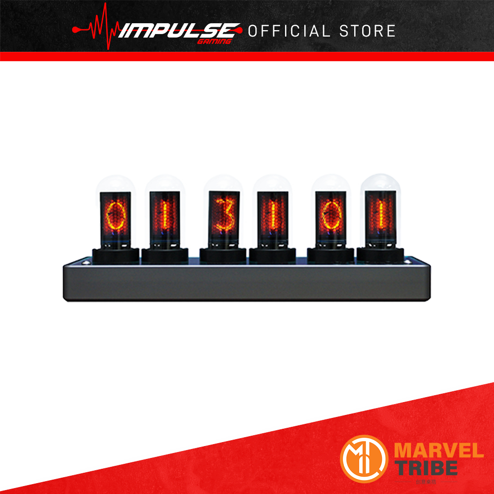 Marvel Tribe Unitubes Nixie IPS Pro Glow Tube Clock Vintage Desktop ...