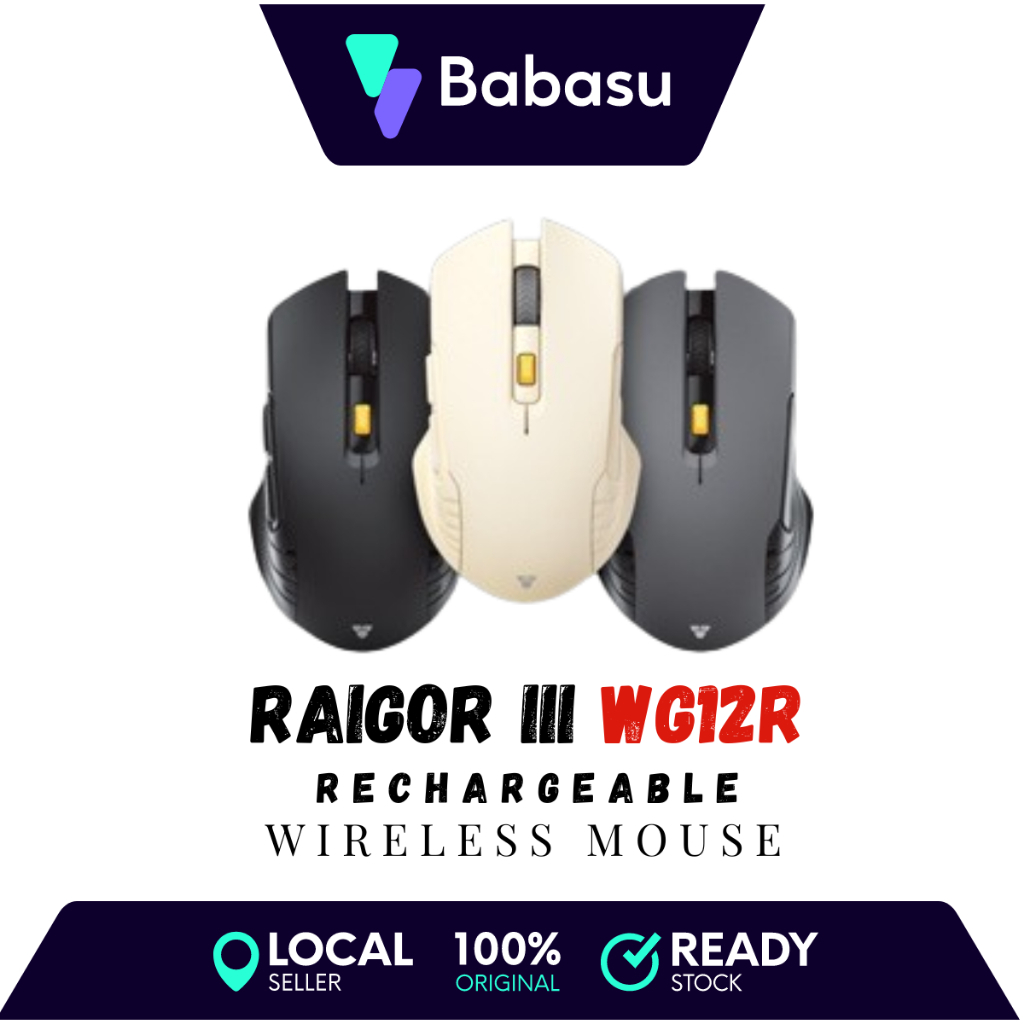Fantech Gaming Mouse Raigor III WG12R with 2.4GHz Wireless Connection ...