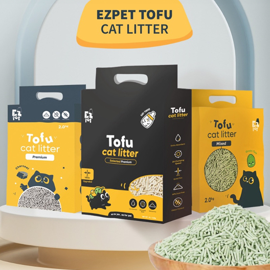 [Shopee Choice]Mixed Cat Litter Pasir Kucing Tofu Cat Litter Toilet ...