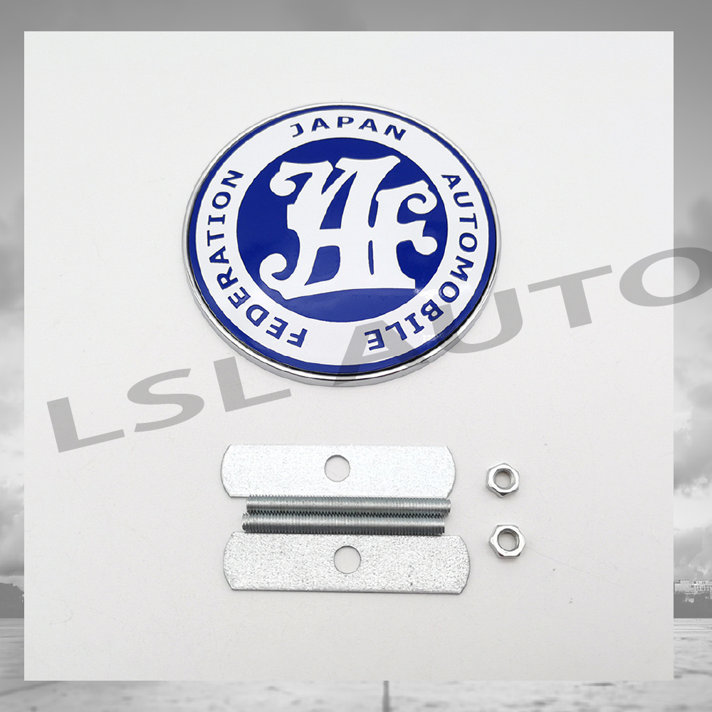 Japan Automobile Federation JDM JAF Blue Emblem Badge for Toyota Front ...