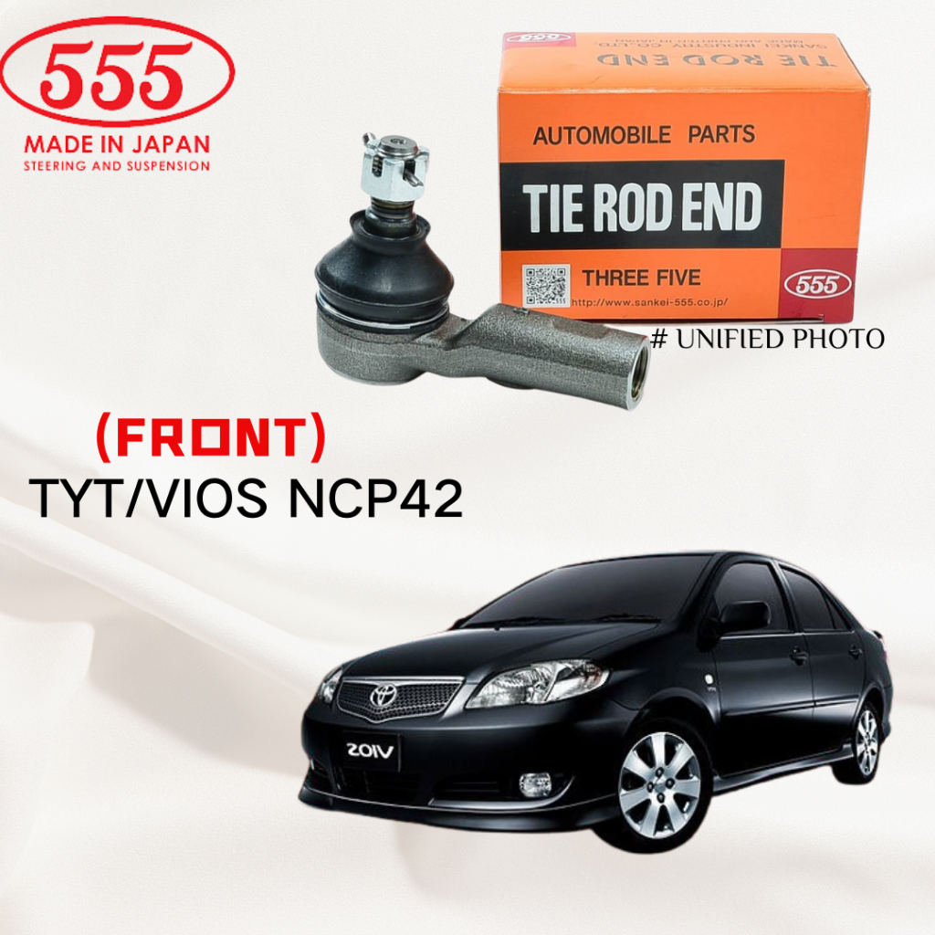 TOYOTA VIOS NCP42 555 JAPAN BRAND STEERING TIE ROD END (SET 2PCS ...