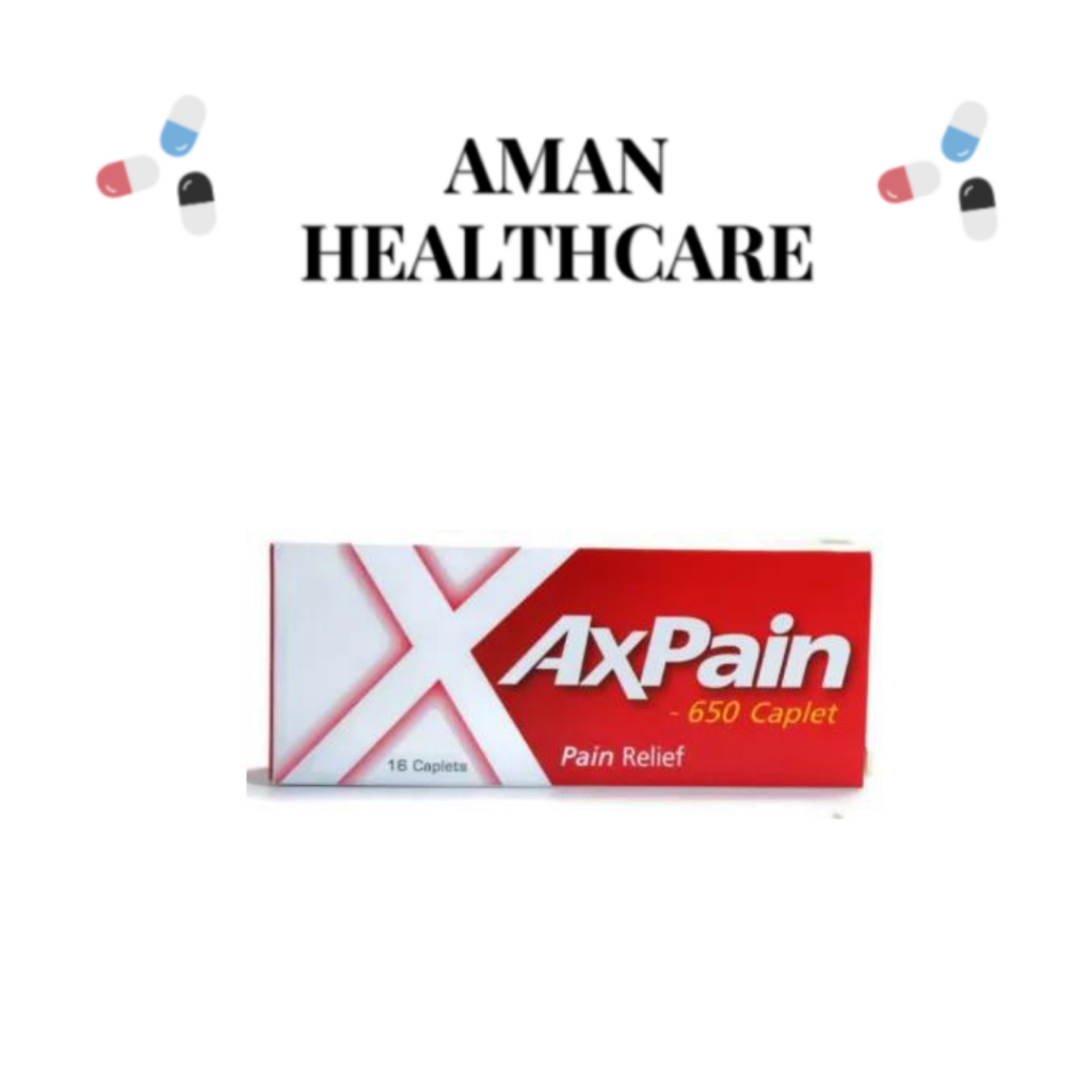 AXPAIN PARACETAMOL 650MG CAPLET 16'S | Shopee Malaysia