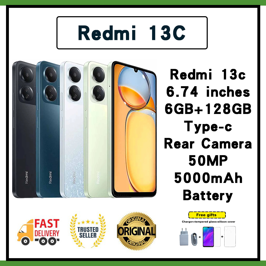 Xiaomi Redmi 13C [6GB+128GB] | 6.74 "Inci 6GB RAM 128GB ROM-5000MAH ...