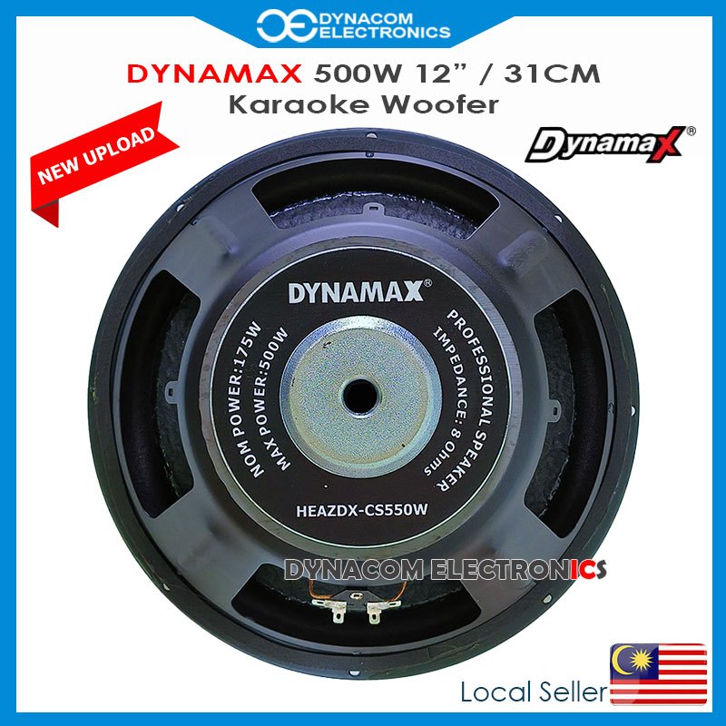 DYNAMAX 500W(Max) 12” Karaoke Speaker BMB Replacement Speaker [Woofer DYNAMAX 12” ] | Shopee ...