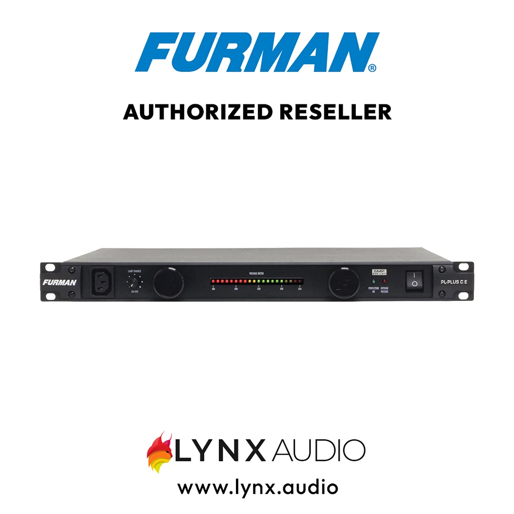 Furman PL-PLUS C E 10A Power Conditioner w/Lights and Voltmeter 220V ...