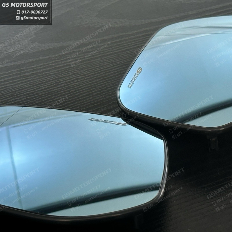 Honda Civic FC/FK7/FL1/FE Spoon Sports Blue Lens Side Mirror Glass ...