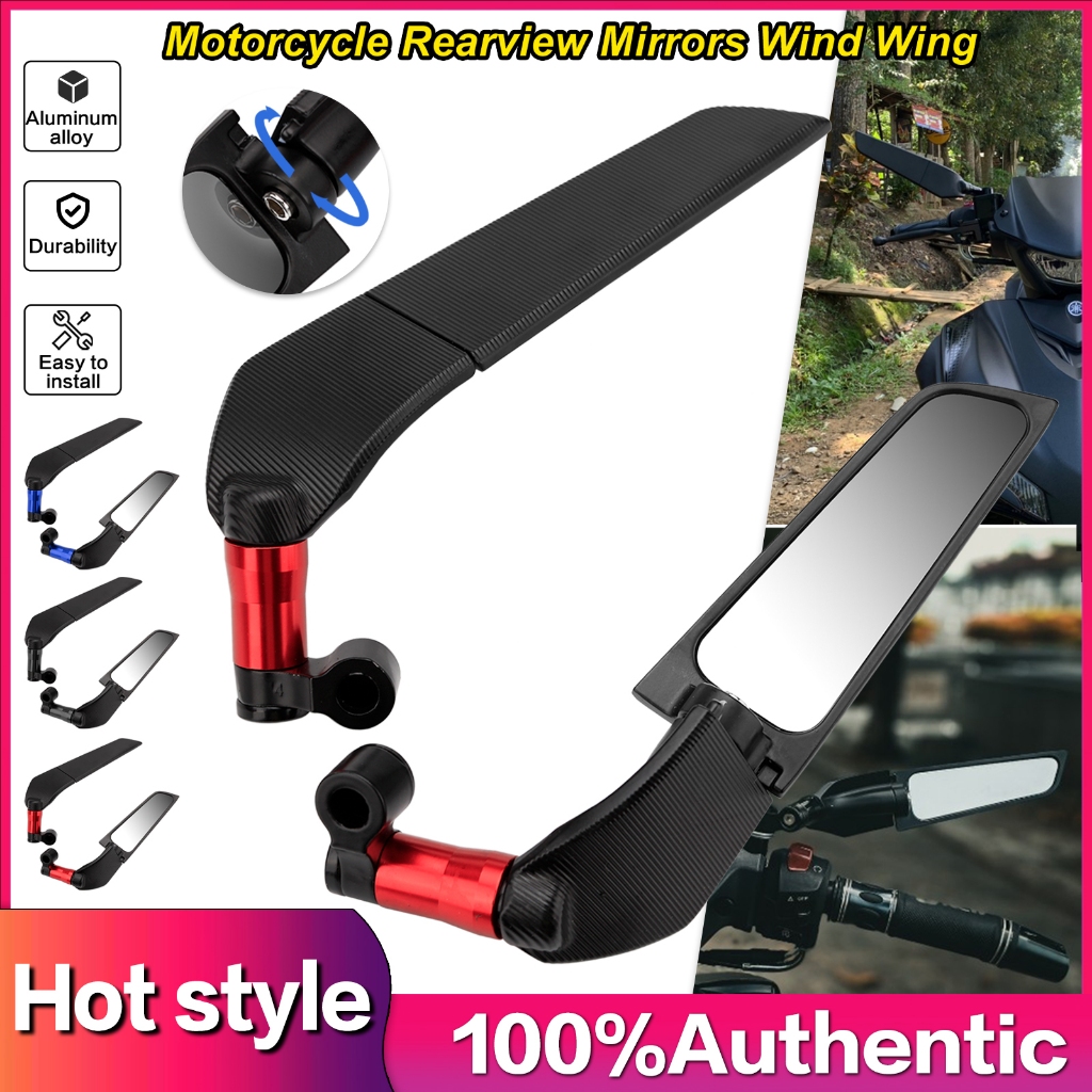 Universal Winglet Side Mirror CNC Wind Wing Rotating Side Mirror For ...
