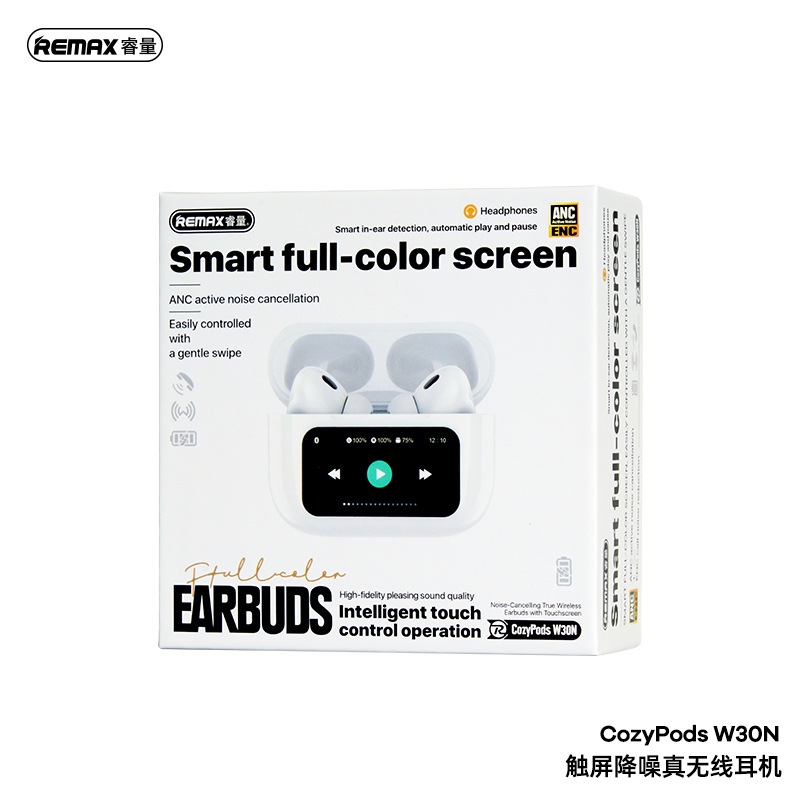 Remax CozyPods W30N Noise-Cancelling True Wireless Earbuds with ...