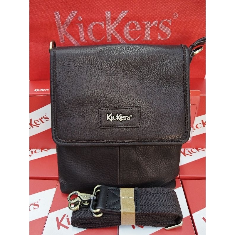 kickers Genuine Leather 👉🏻100% Original👍 👉🏻Sling Bag👍 👉🏻IC89050 Brown 👉 ...