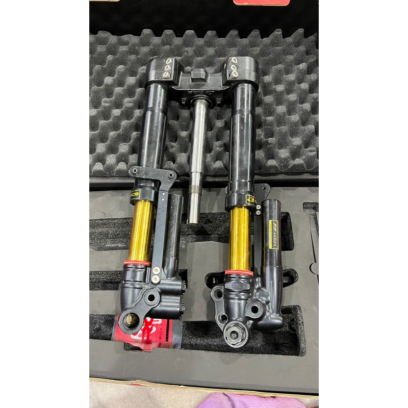 RCB PREMIUM FRONT FORK Y15 FF SERIES BLACK GOLD | Shopee Malaysia