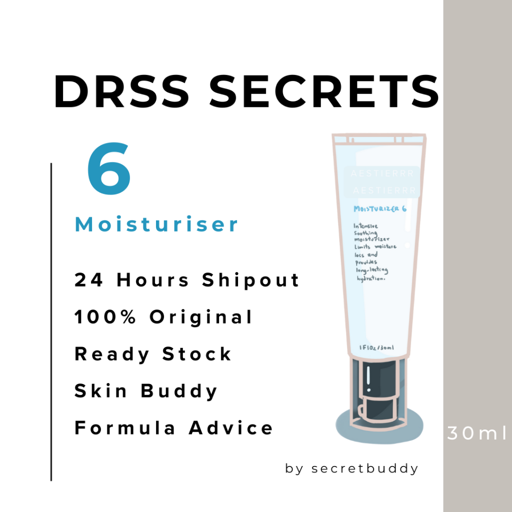 [24 Hours Ship Out] DRSS Secrets Moisturizer Moisturiser 6 30ml ...