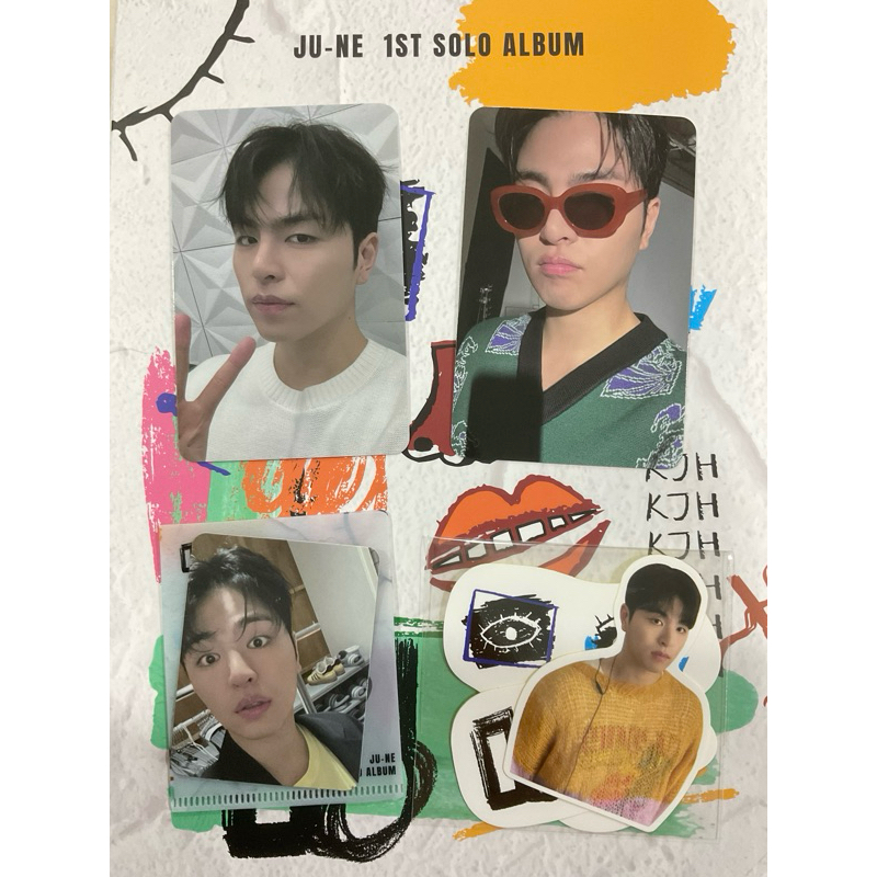 Ju-Ne (Ikon) Official PCs & Inclusions from 1st Solo Album Bruise ...