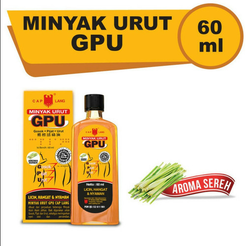 Cap Lang Minyak Urut / Pijat GPU Sereh ( 30 Ml ) | Shopee Malaysia