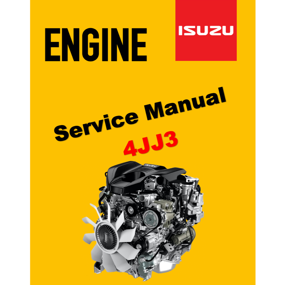 ISUZU ENGINE 4JJ3 SERVICE WORKSHOP MANUAL | Shopee Malaysia