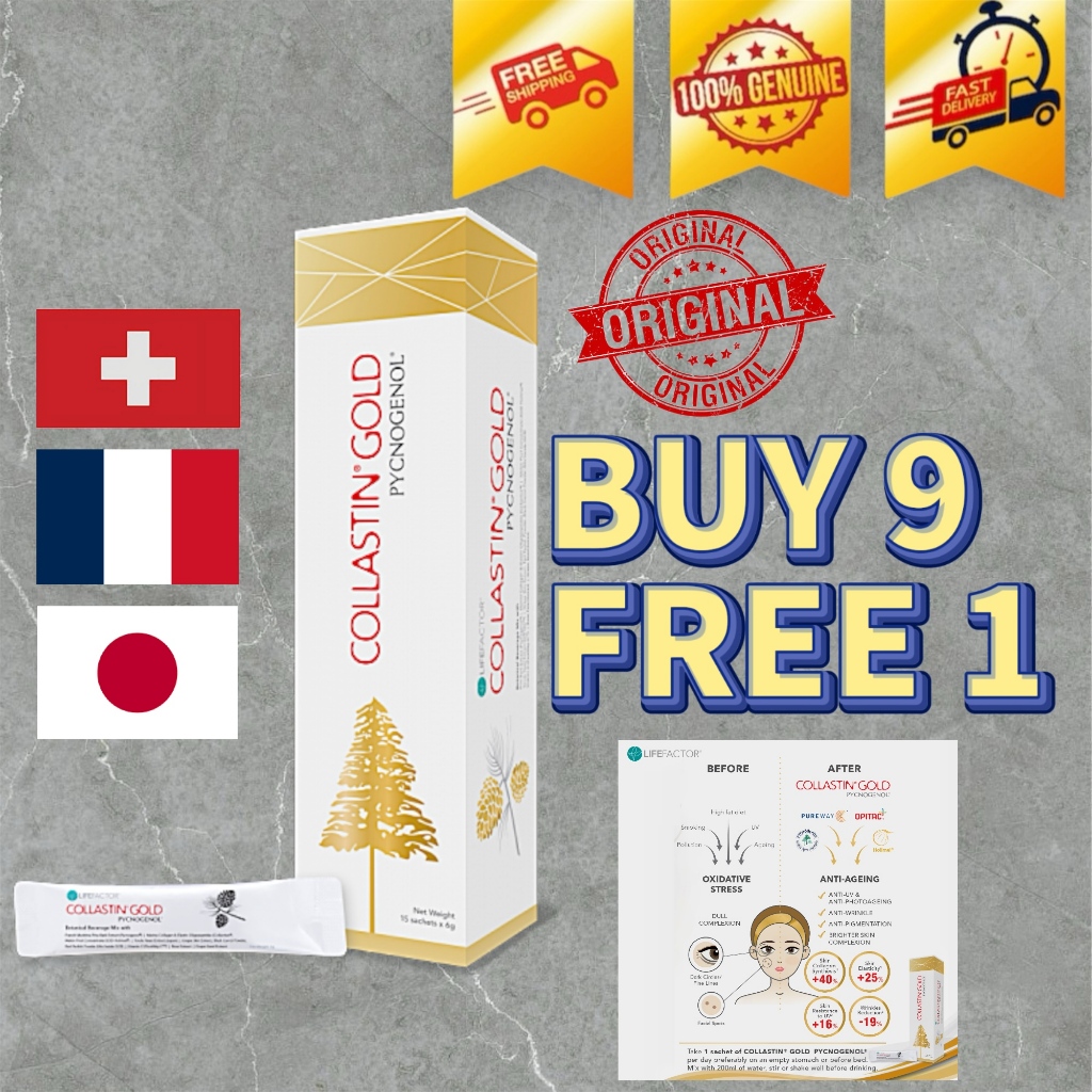 ( NEW ) LIFE FACTOR® Collastin® Gold Pycnogenol® 15'S | Shopee Malaysia