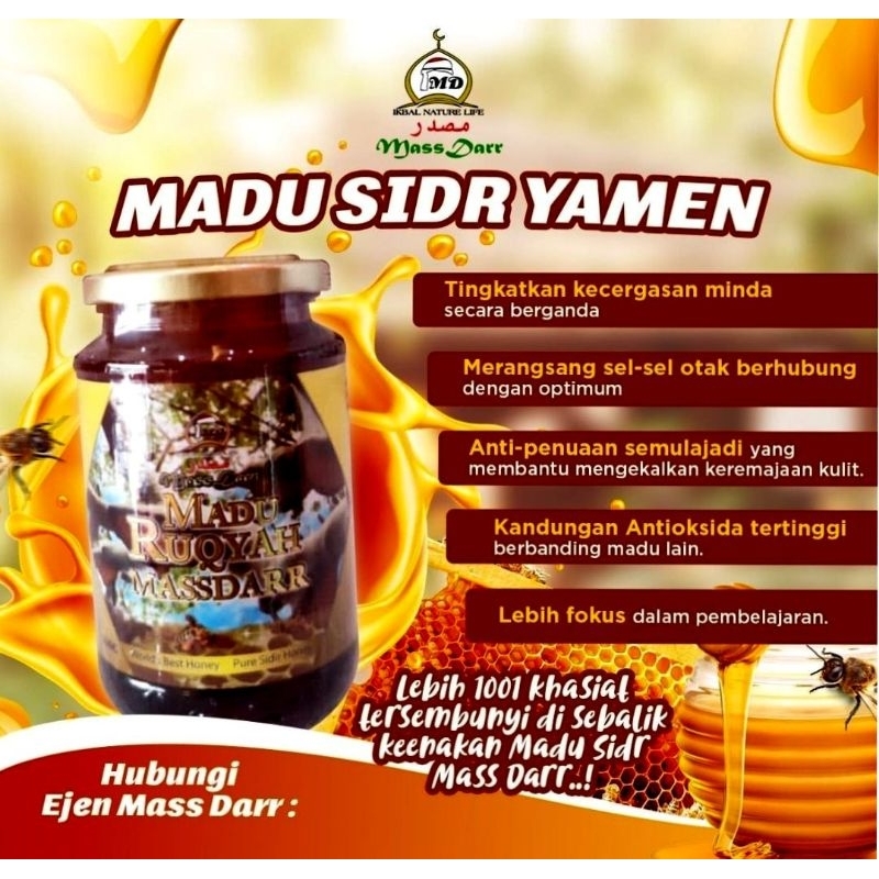 Mass Darr Madu Sidr Asli berkualiti dari Yaman (Rukyah)/ Original Mass ...