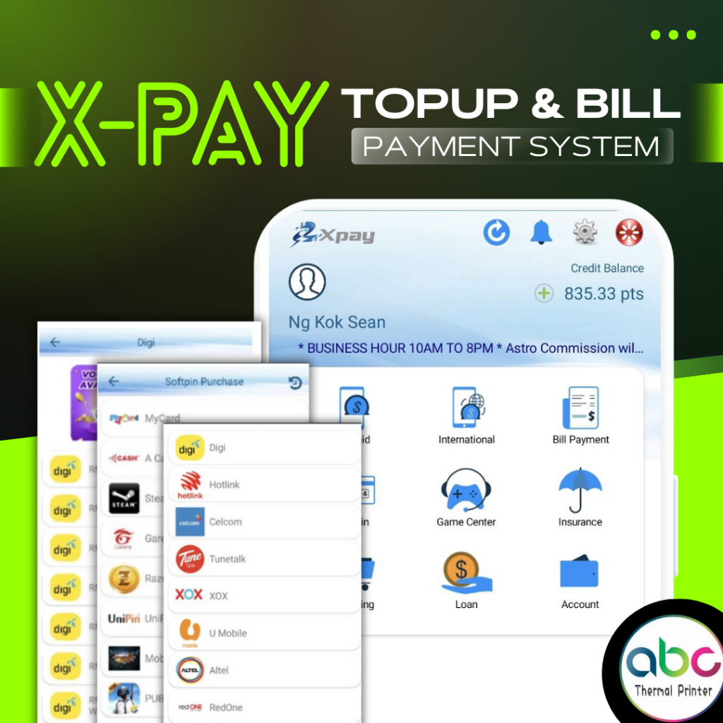 X-pay / OTA-MY Topup & Bill Payment System | Shopee Malaysia