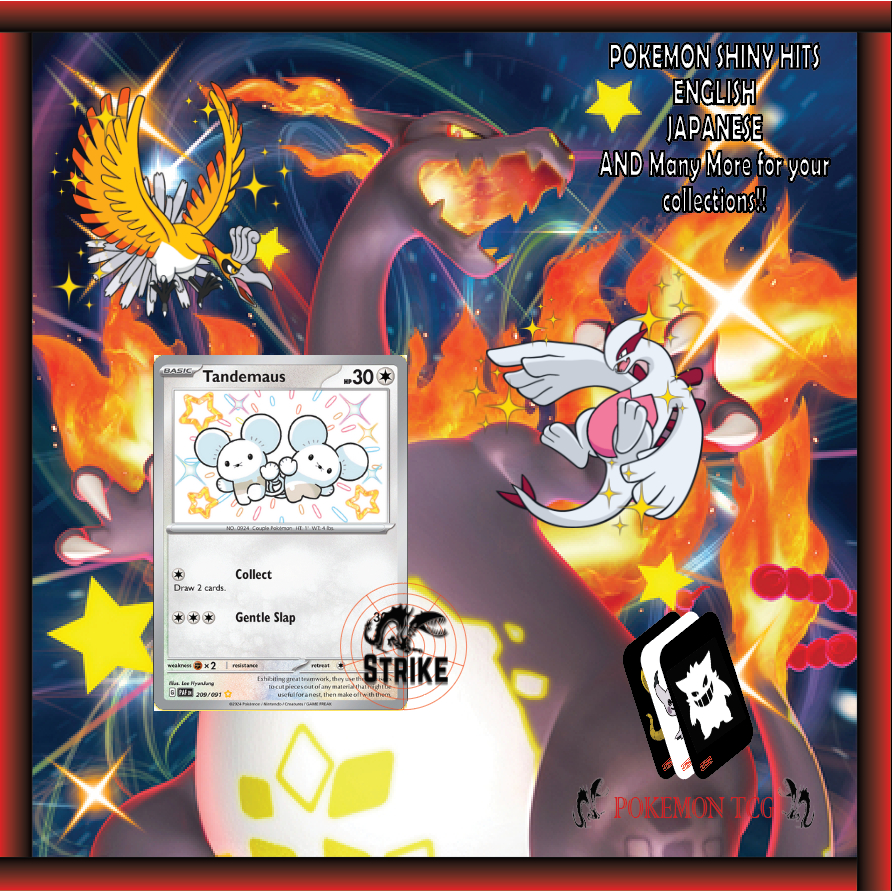 Shiny Pokemon Tandemaus 209/091 Paldean Fates | Shopee Malaysia
