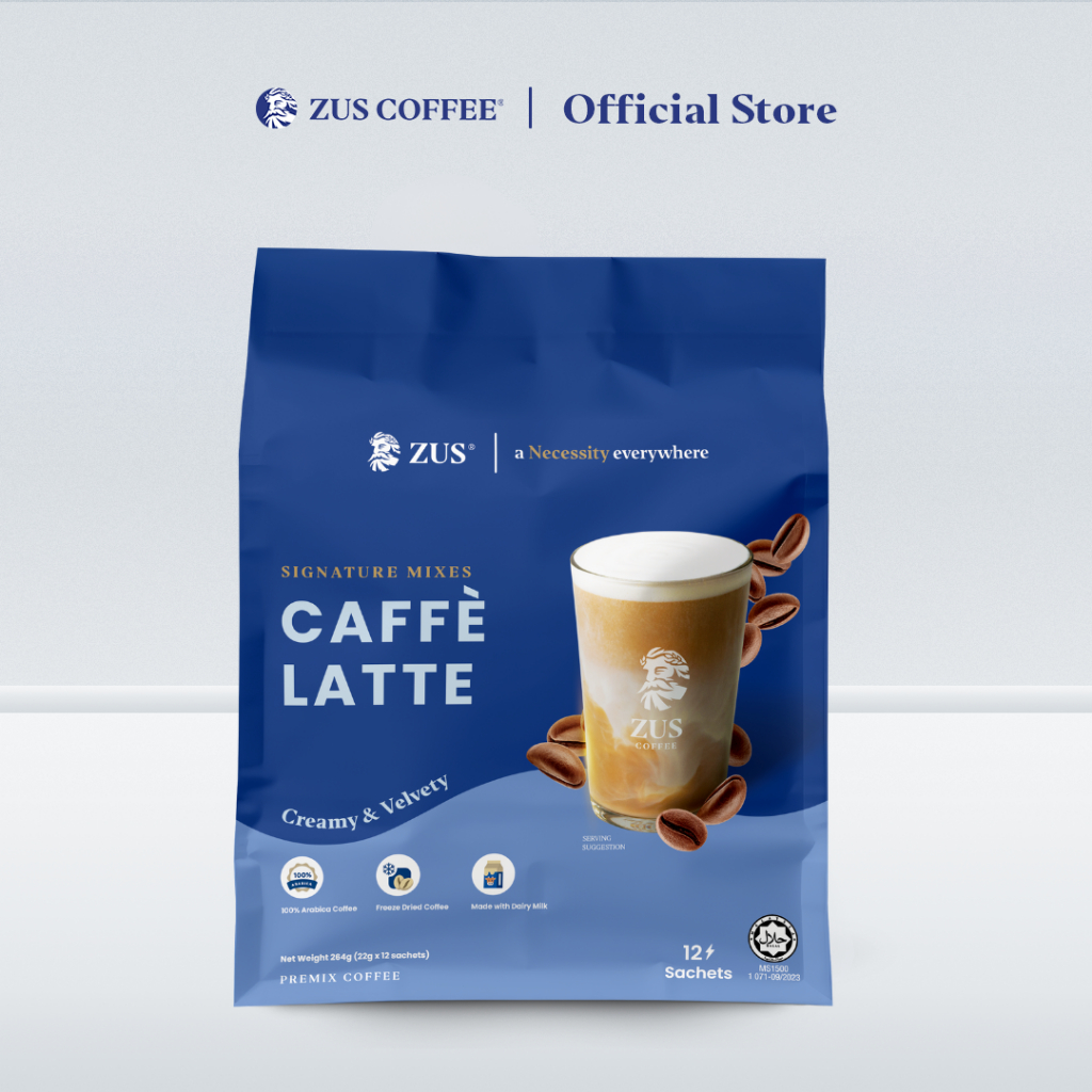 ZUS Signature Mixes Premium Instant Coffee - 12 sticks | Shopee Malaysia