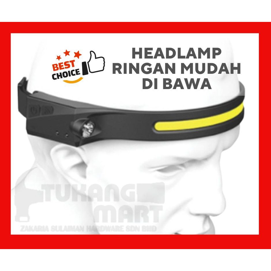HEADLAMP ALL PERSPECTIVE INDUCTION YT200 ( LAMPU KEPALA ) | Shopee Malaysia