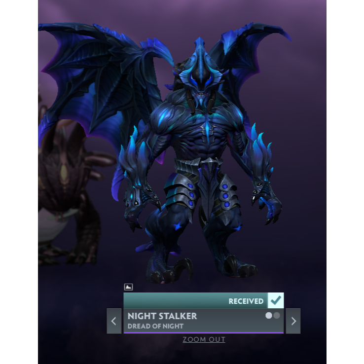 Night Stalker (NS) - Dread of Night - Crownfall 2024 Collector's Cache - Dota 2 (Need 30 Days ...