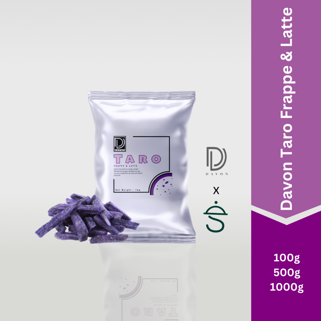Davon Taro Frappe & Latte Powder 500g /1000g | Shopee Malaysia