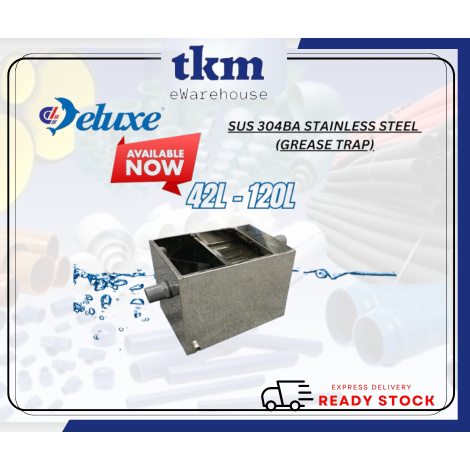 [TKM] Deluxe 42 Liter Stainless Steel Grease Trap for Restaurant ...