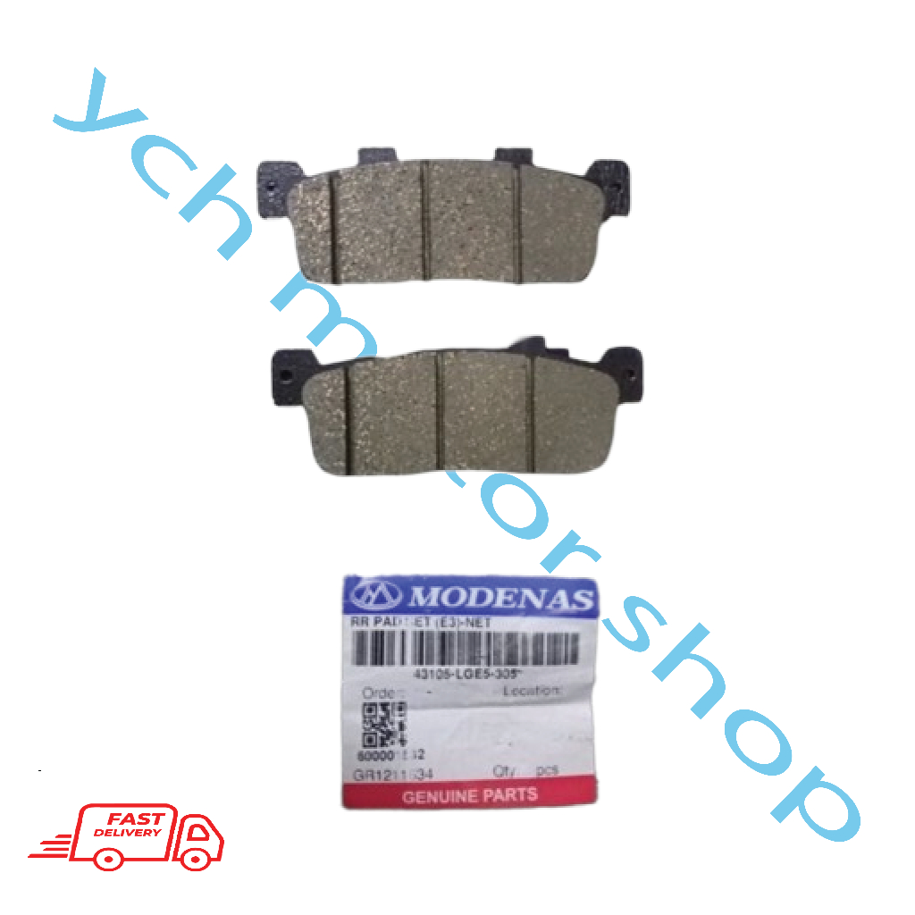 MODENAS ELEGAN 250 / DTW 250 REAR DISC BRAKE PAD 100% ORIGINAL BREK ...