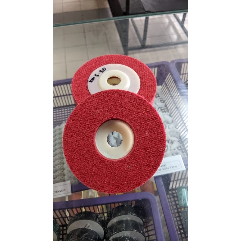 1p Red 4″ Non Wooven CSM Polishing Disc | Shopee Malaysia