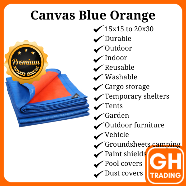 Kanvas Khemah Tent Canopy Canvas Khemah 20x20 Tebal Canvas Canopy 20x20 ...