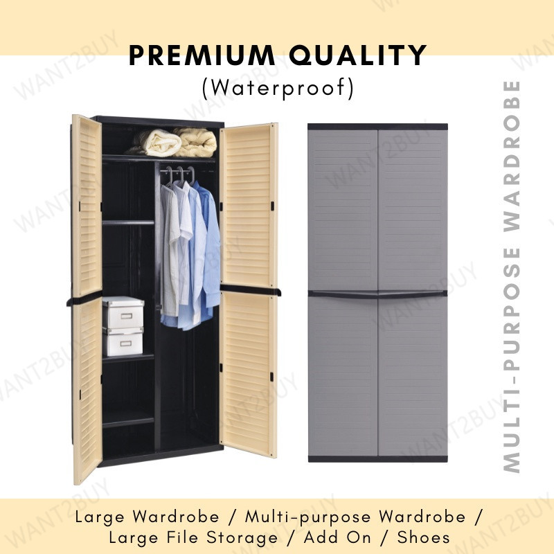 OPTIMUS WaterProof Premium Storage Cabinet Multi Purpose Locker Plastic ...