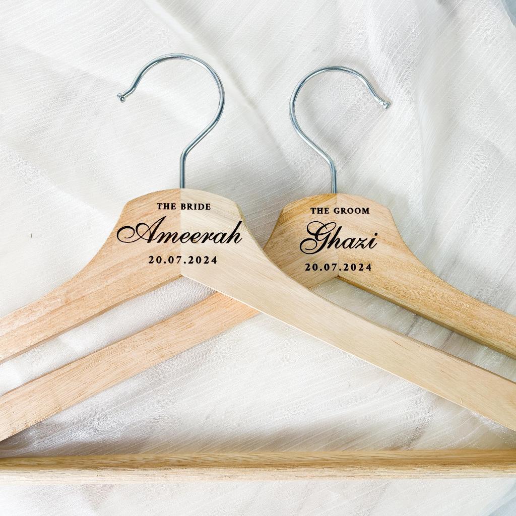 1 Set Hanger Wedding Nikah Bride Groom Pengantin (IKEA Brand ...