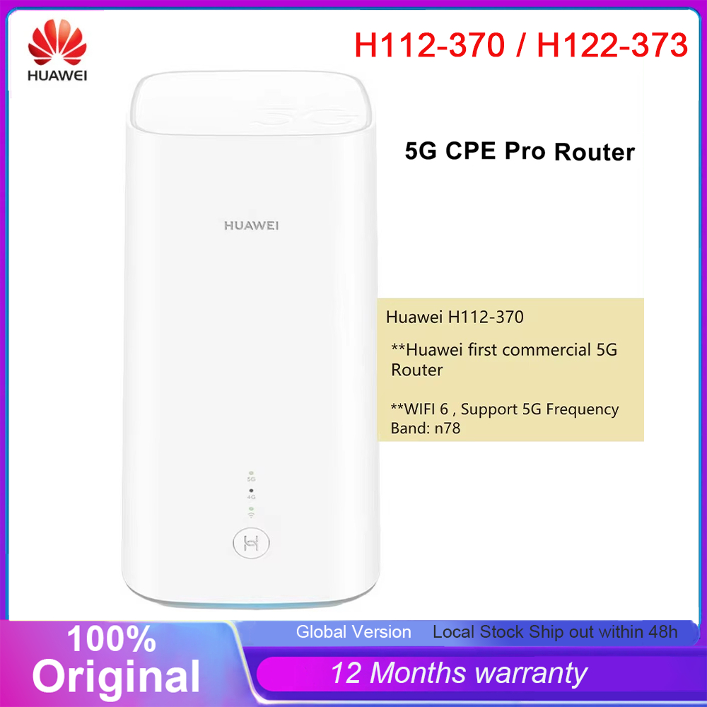 100% Original H112-370 CPE Routers 5G WiFi Wireless Router H122-373 CPE ...