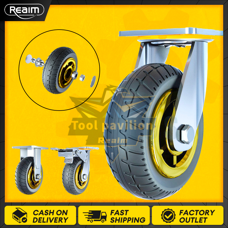 👨‍🔧Reaim Official Wheels for carts Trolley Portable Hand Truck Foldable ...