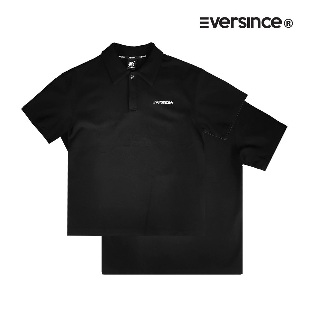 Eversince Voice Short Sleeve Polo Tee Black | Shopee Malaysia